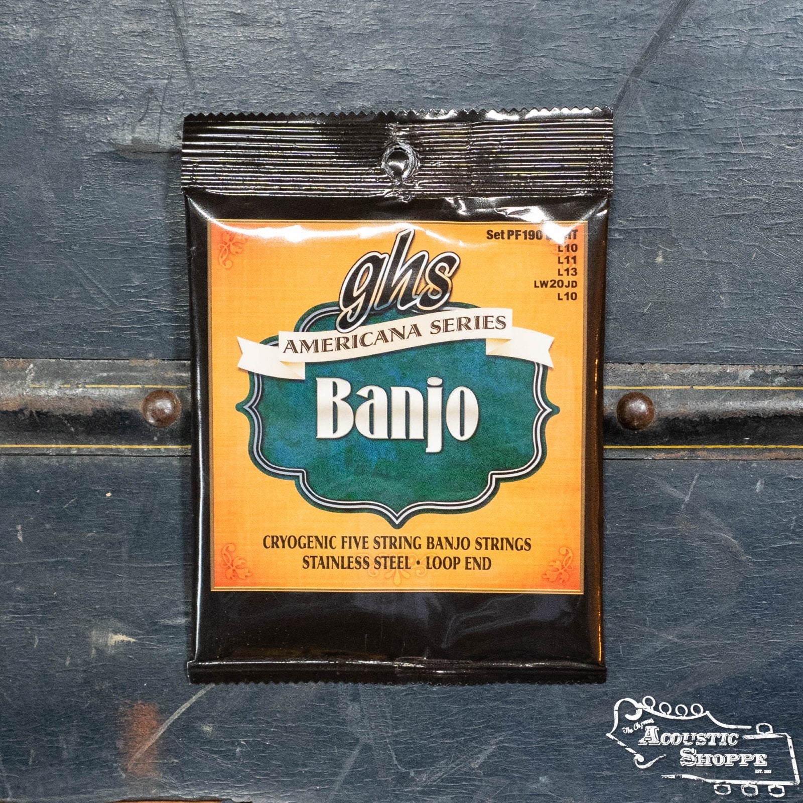 GHS PF190 Americana Series 5 String Banjo Strings - Light