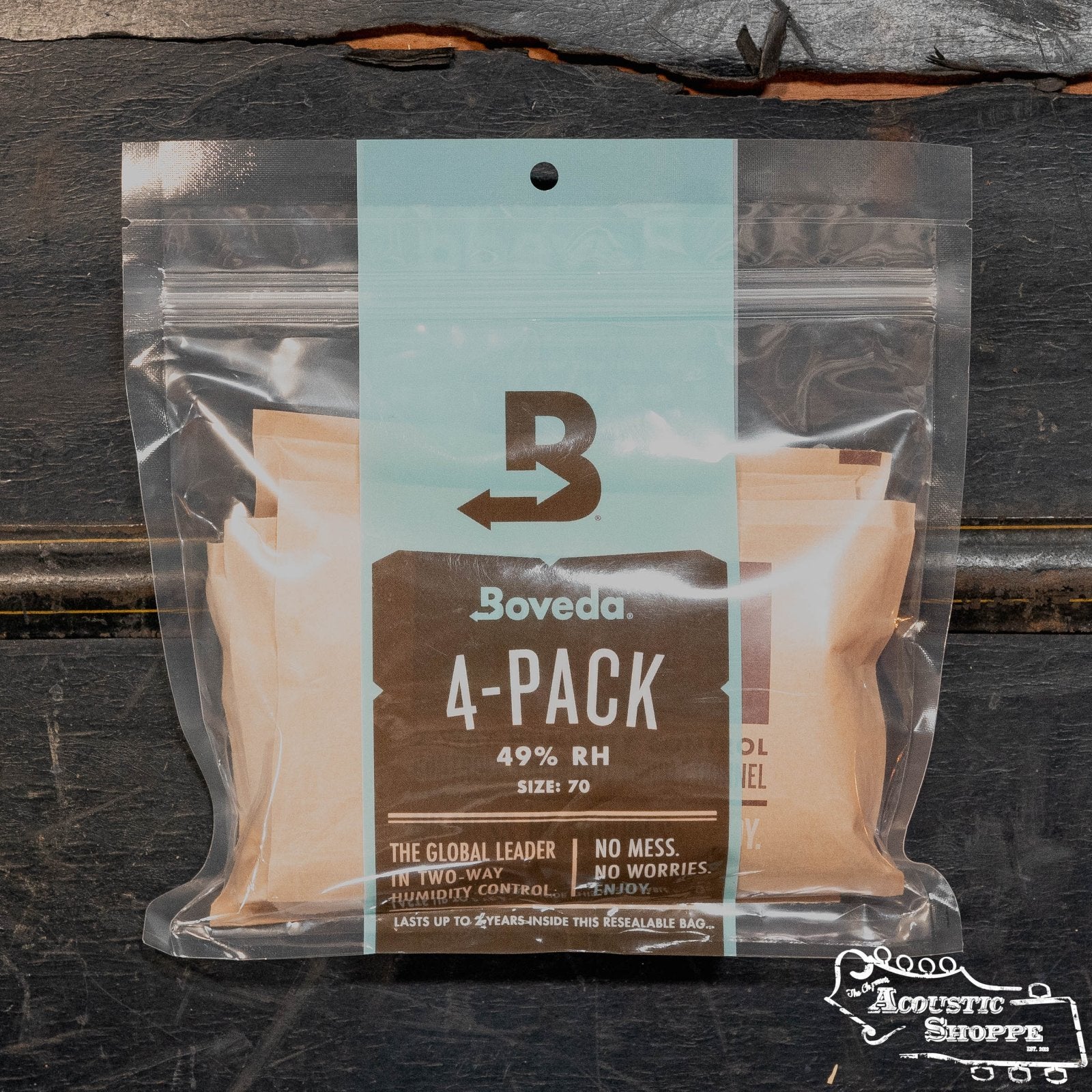 Boveda Two-Way Humidity System, 49% RH (Size 70) - 4 Pack