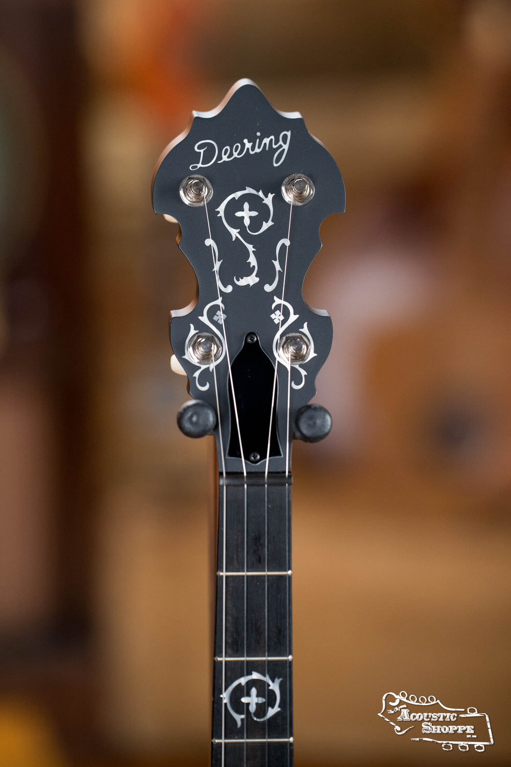 Deering Rustic Wreath 5-String Resonator Banjo #AU45