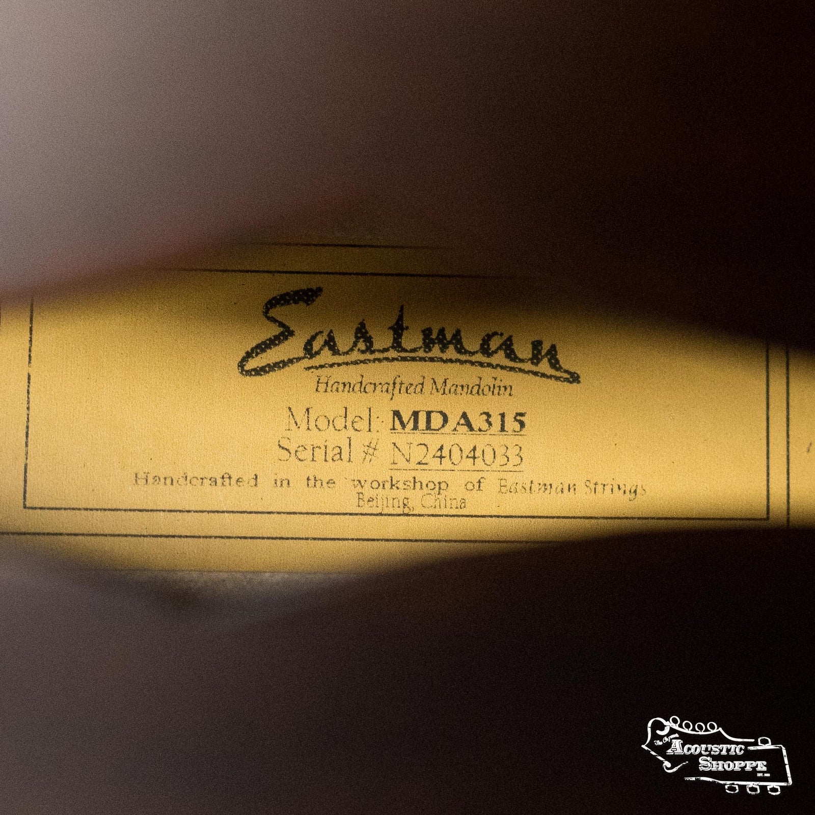 Eastman Mandolins | The Acoustic Shoppe