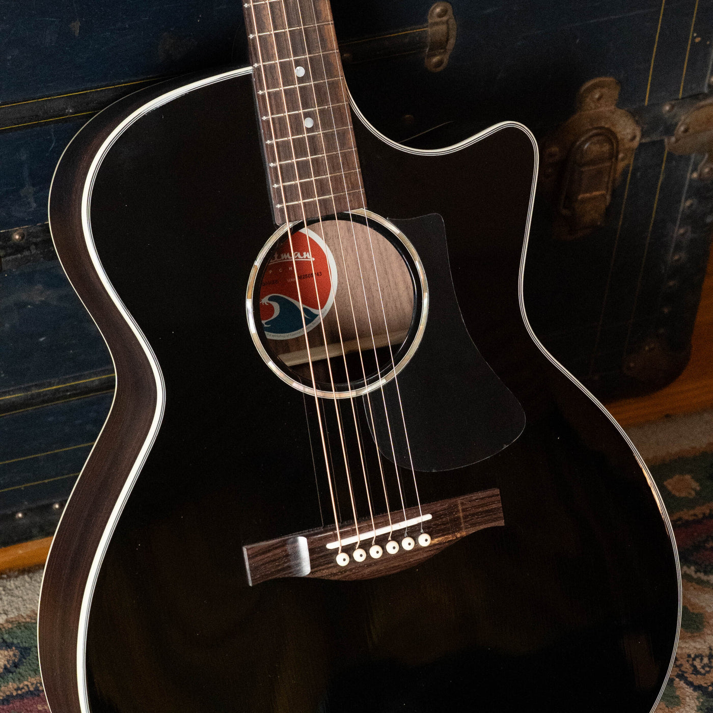 Eastman PCH2-GACE-BK Solid Thermo-Cured Sitka/Laminated Rosewood Grand