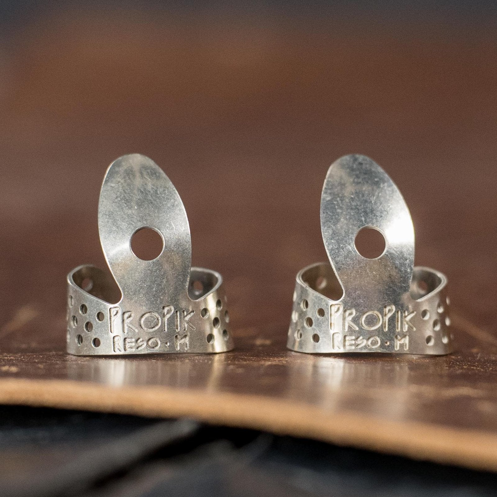 (2-Pack) ProPik Reso Nickel Single Wrap Medium Finger Pick (11-203-121